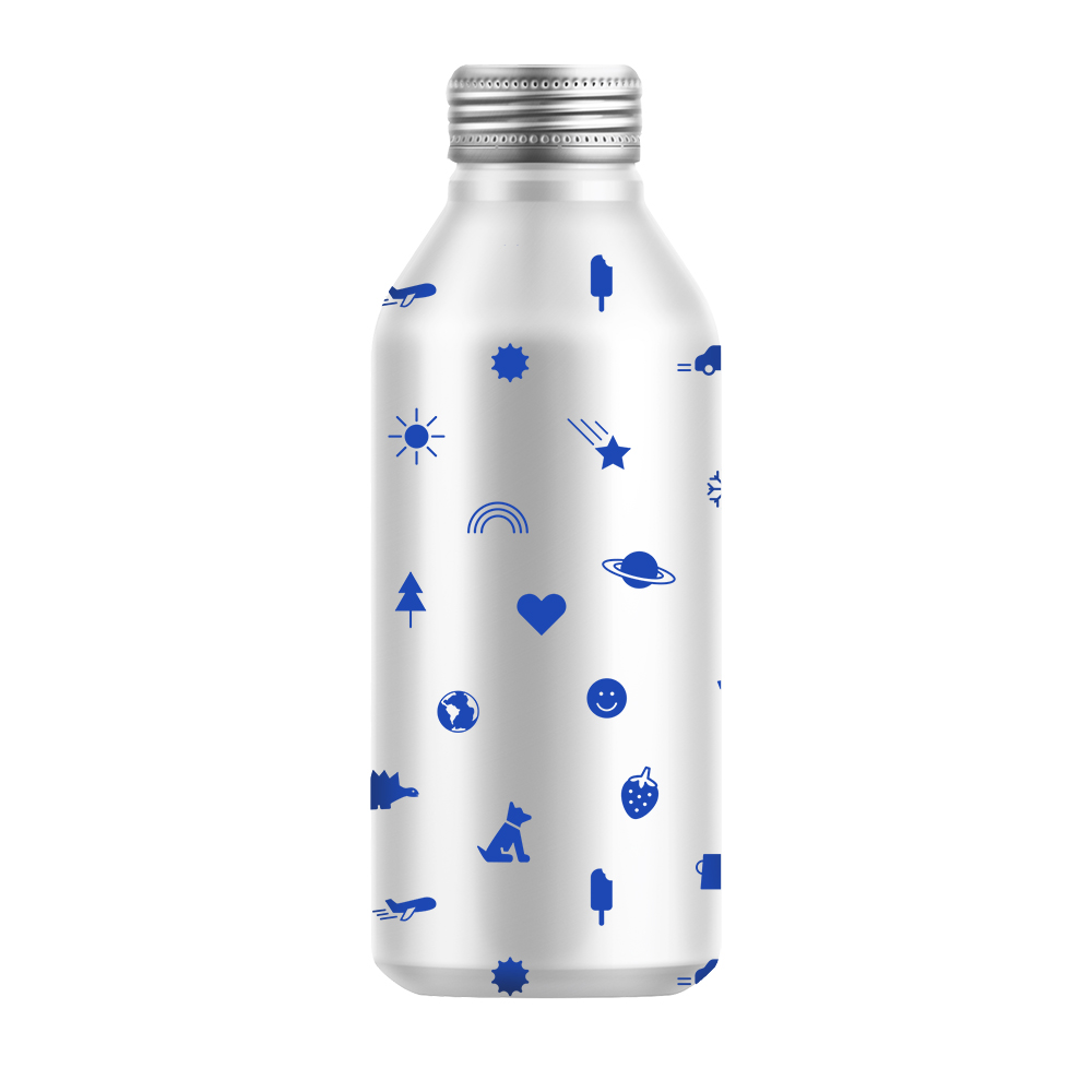 Reusable Aluminium Bottled Springsparkling Water 450ml Good Things